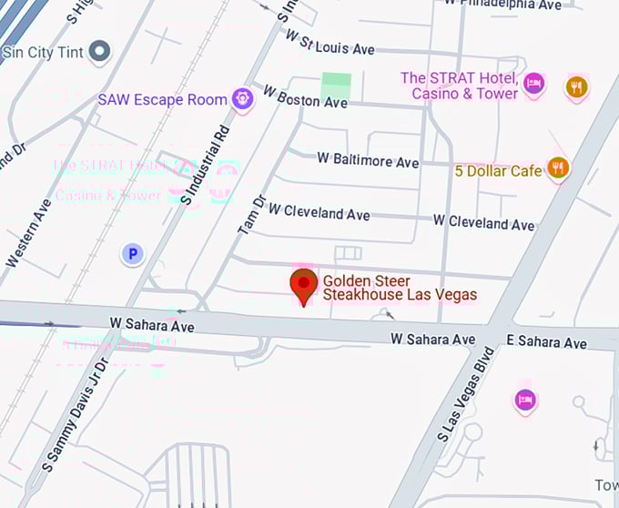16. golden steer steakhouse las vegas map