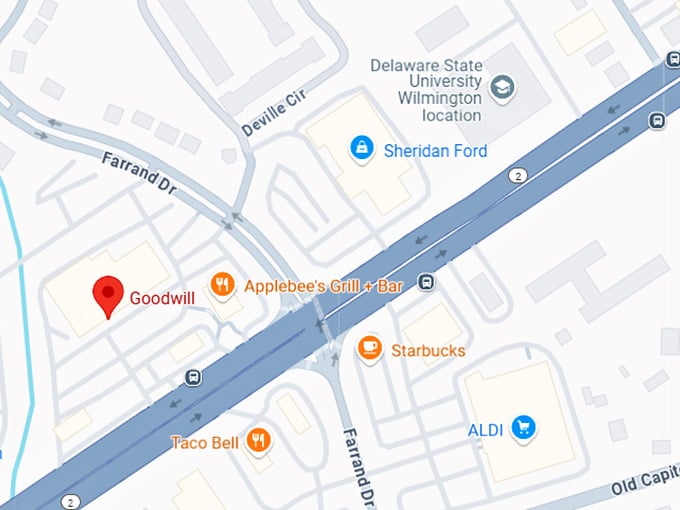 16. goodwill (4317 kirkwood hwy) map