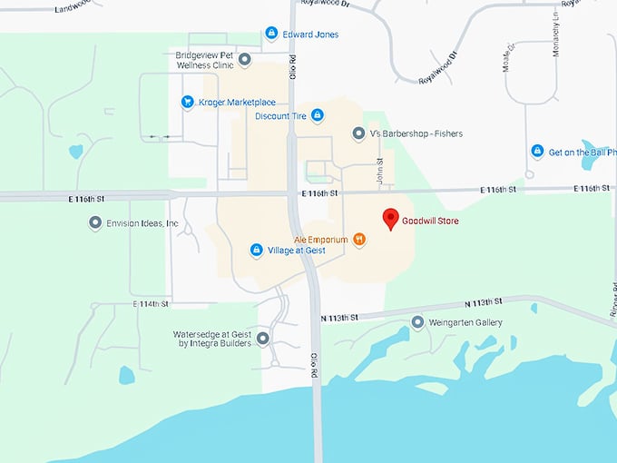 16. goodwill store (11561 geist pavilion dr) map
