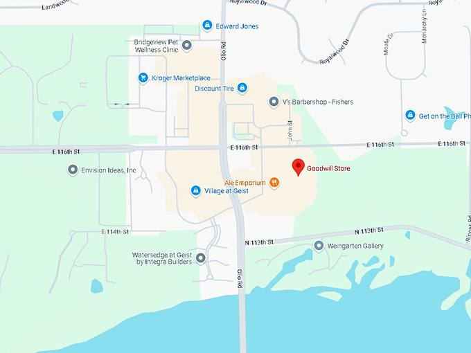 16. goodwill store (11561 geist pavilion dr) map