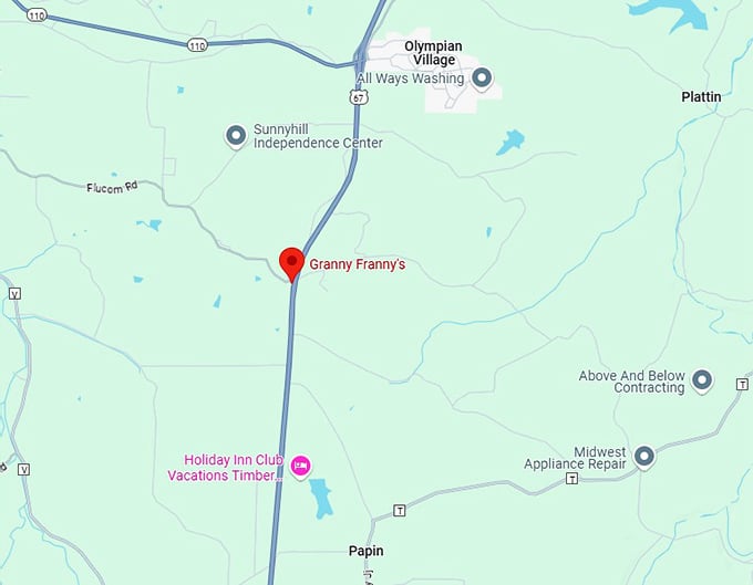 16. granny franny's map