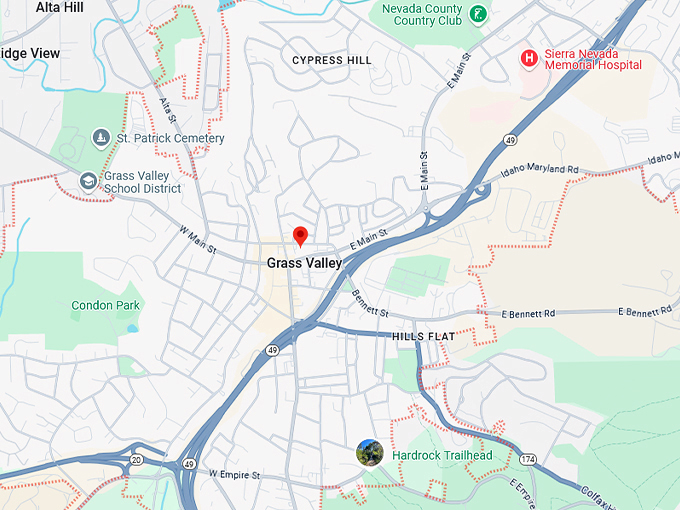 16. grass valley map