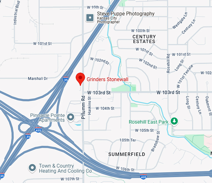 16. grinders stonewall map