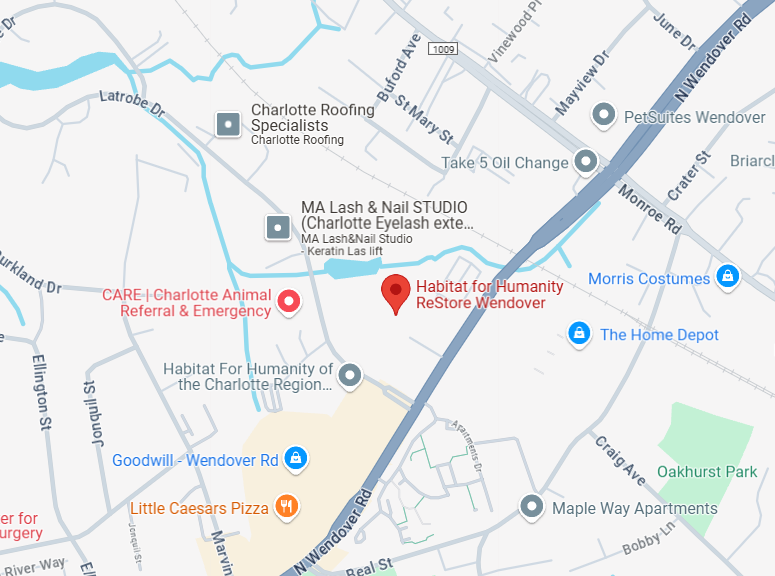 16. habitat for humanity restore 1133 n wendover rd map