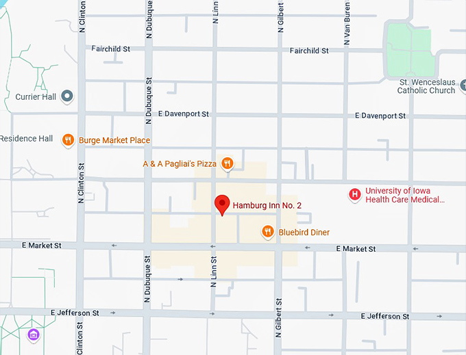 16. hamburg inn no. 2 map