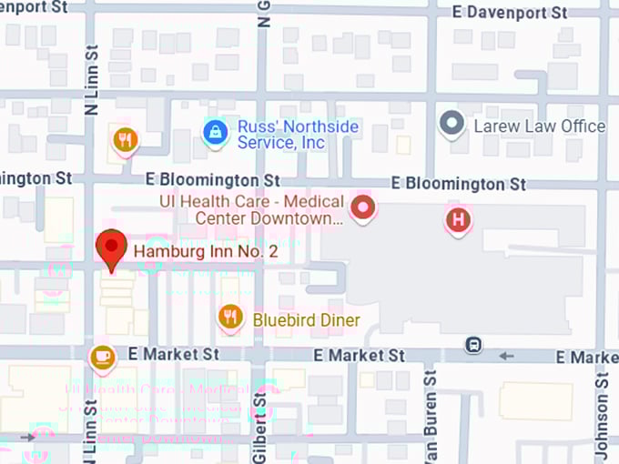16. hamburg inn no. 2 map