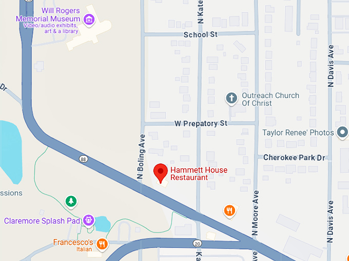 16. hammett house map