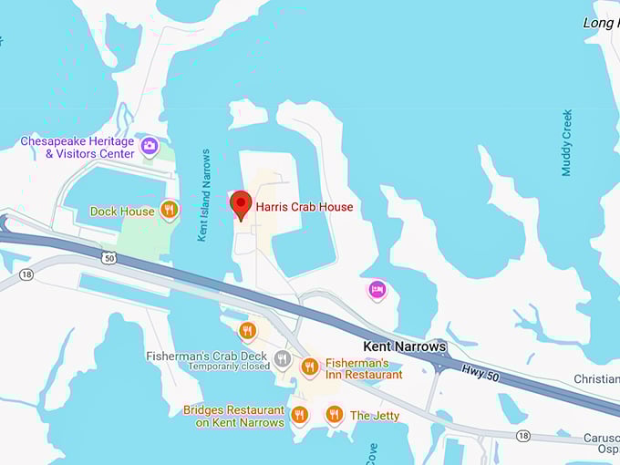 16. harris crab house map