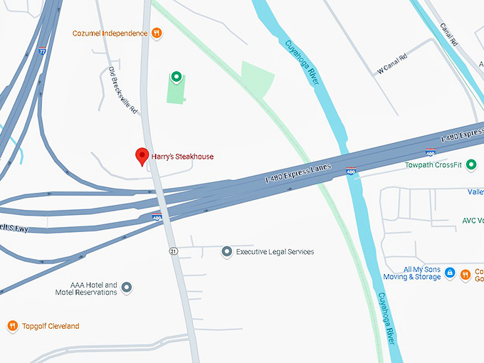 16. harry's steakhouse map