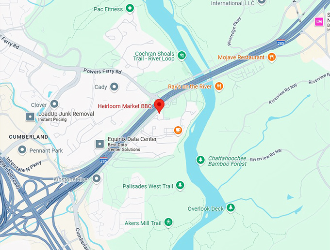 16. heirloom market bbq map