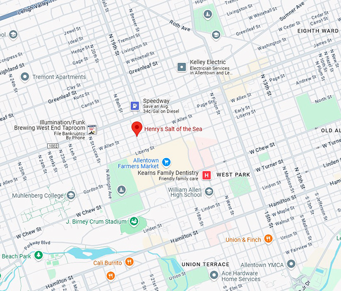 16. henry's salt of the sea map