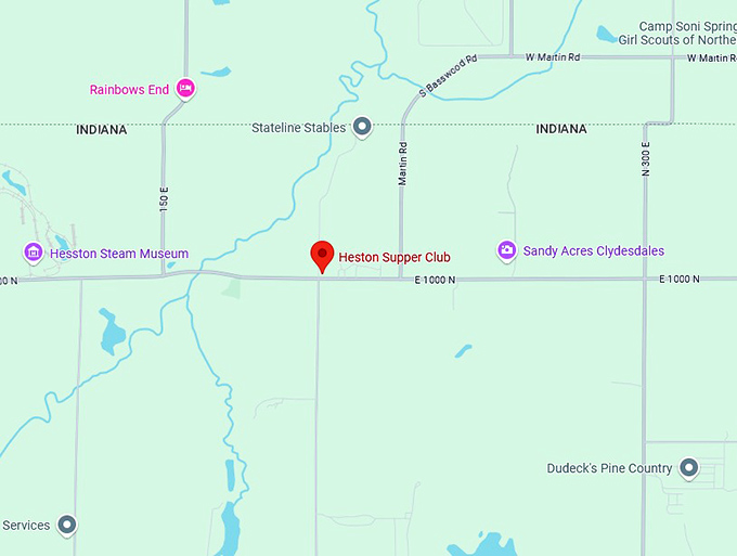 16. heston supper club map
