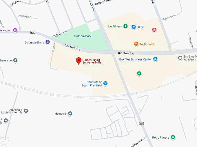 16. hibachi grill & supreme buffet map