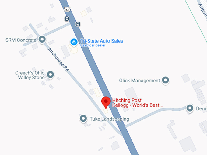 16. hitching post kellogg world's best fried chicken map