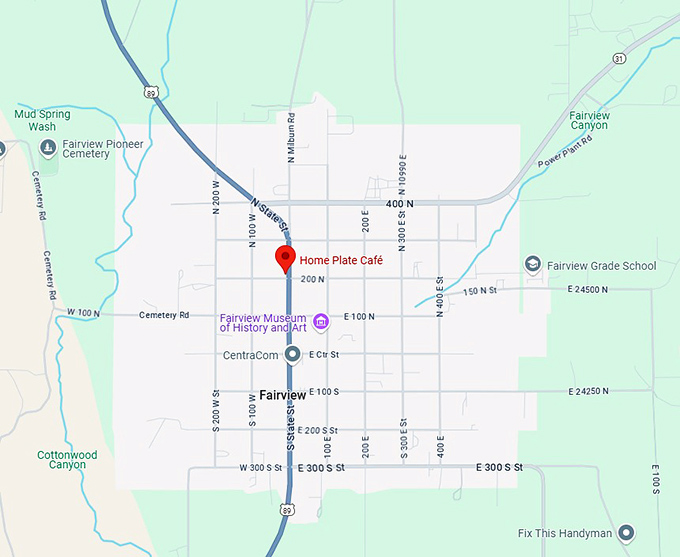 16. home plate café map