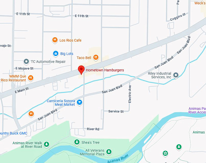 16. hometown hamburgers map