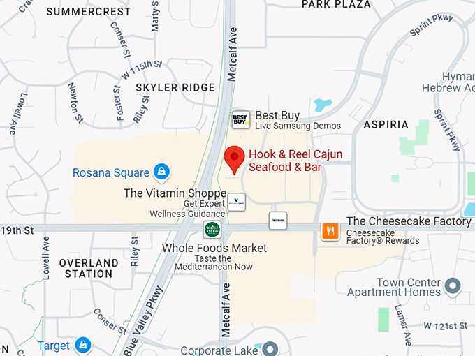 16. hook & reel cajun seafood & bar map