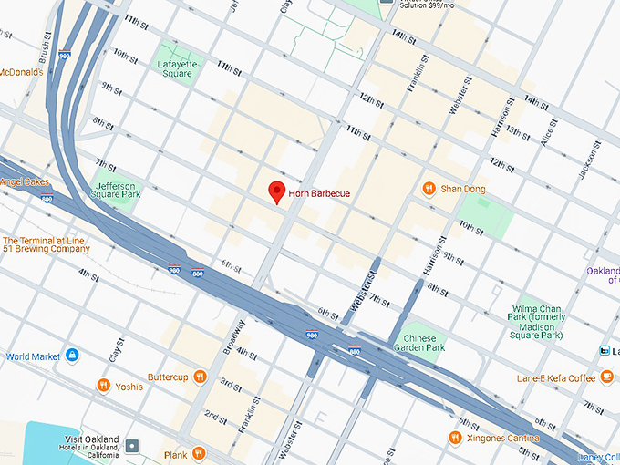 16. horn barbecue map