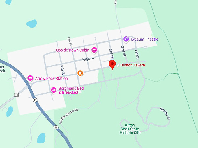 16. j. huston tavern map