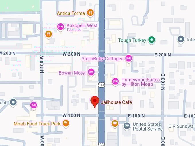 16. jailhouse caf&eacute; map