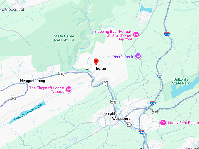 16. jim thorpe map