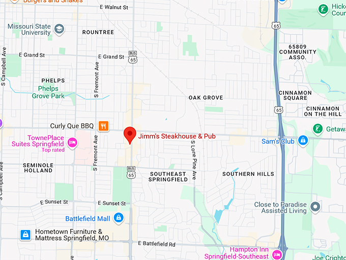 16. jimm's steakhouse & pub map