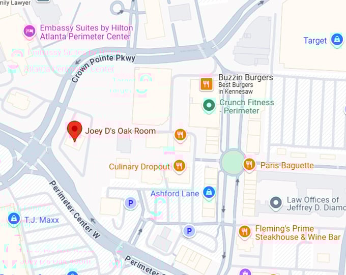 16. joey d's oak room map