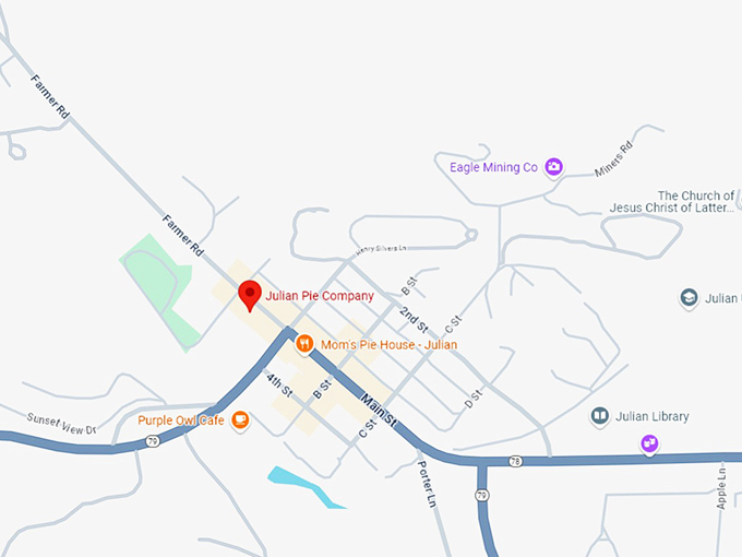 16. julian pie company map