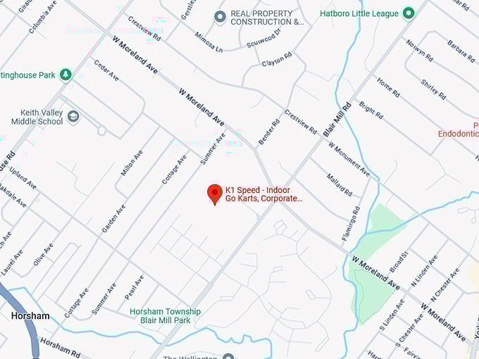 16. k1 speed indoor go karts, corporate event venue, team building activities map