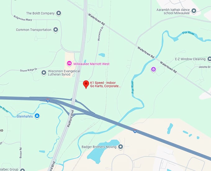 16. k1 speed indoor go karts, corporate event venue, team building activities map