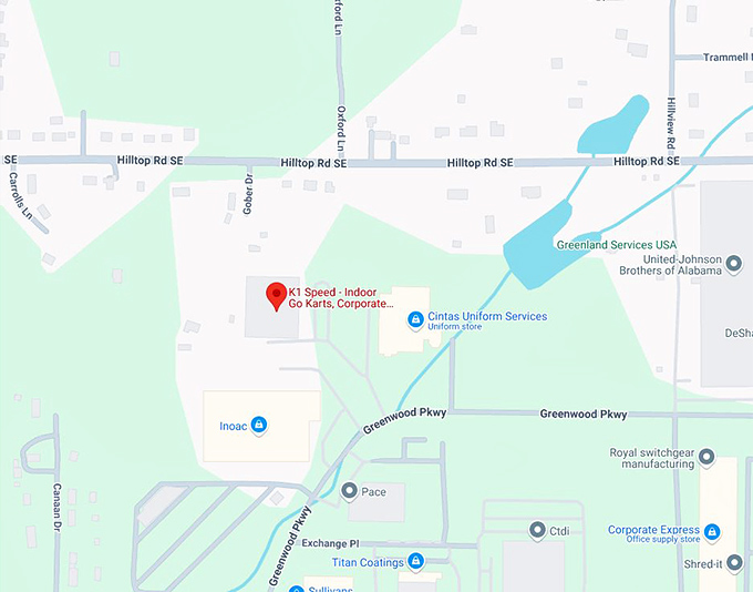 16. k1 speed indoor go karts, corporate event venue, team building activities map