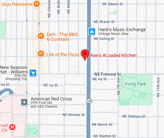 16. kee's #loaded kitchen map