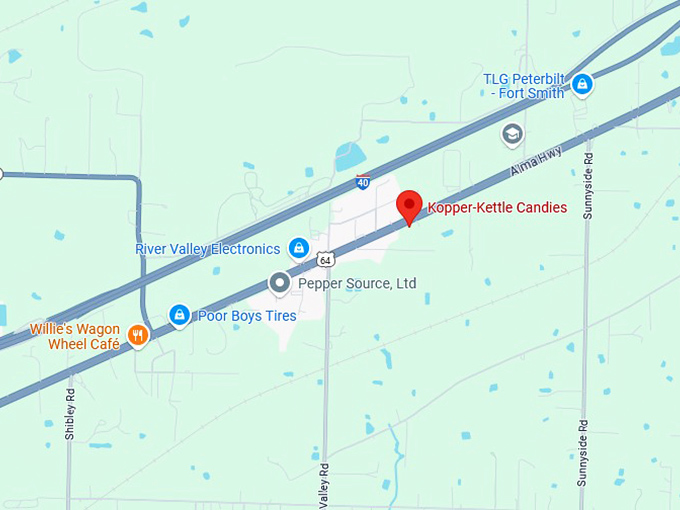 16. kopper kettle candies map