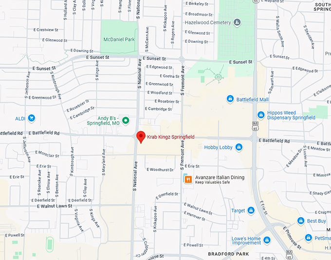 16. krab kingz springfield map