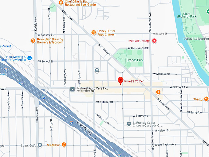 16. kuma's corner map