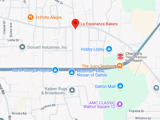 16. la esperanza bakery map