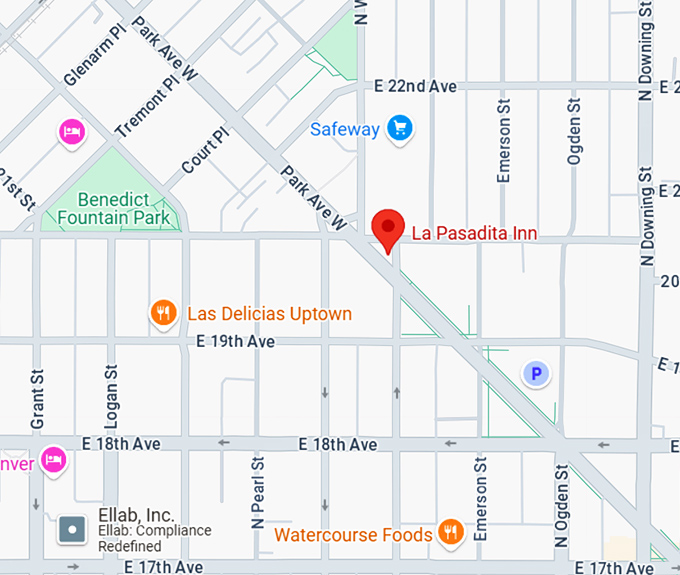 16. la pasadita inn map