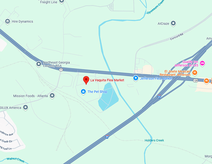 16. la vaquita flea market map