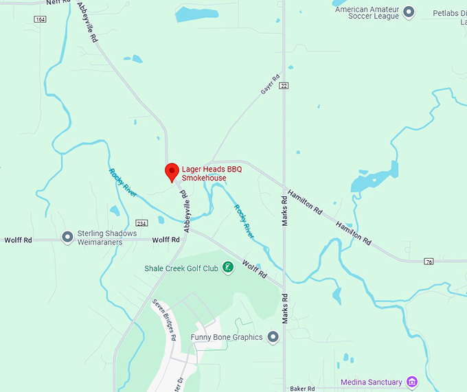 16. lager heads bbq smokehouse map