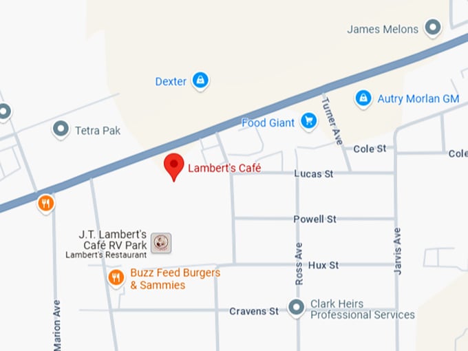 16. lambert's cafe map