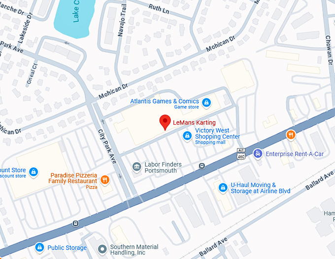 16. lemans karting map