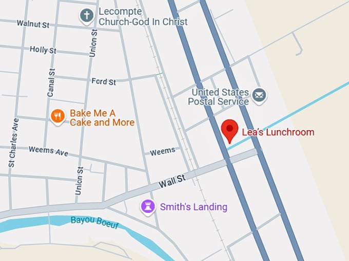 16. lea's lunchroom map