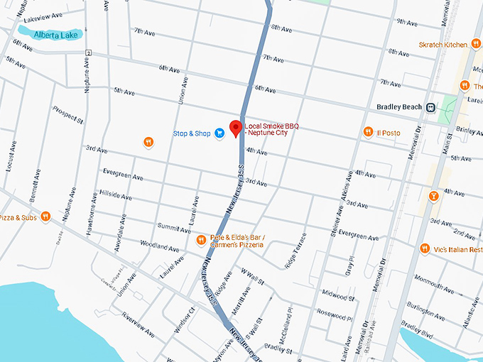 16. local smoke bbq map