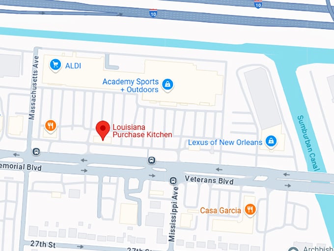 16. louisiana purchase kitchen map