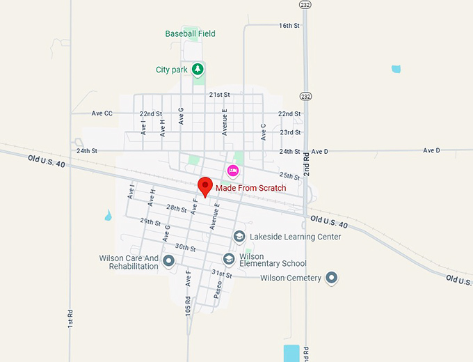 16. made from scratch map