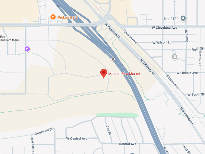 16. madera flea market map