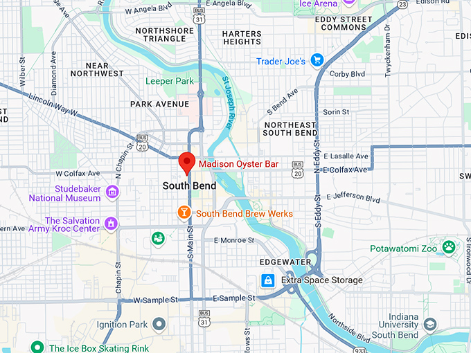 16. madison oyster bar map