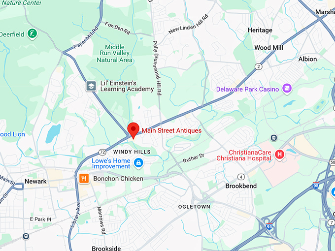16. main street antiques ltd map