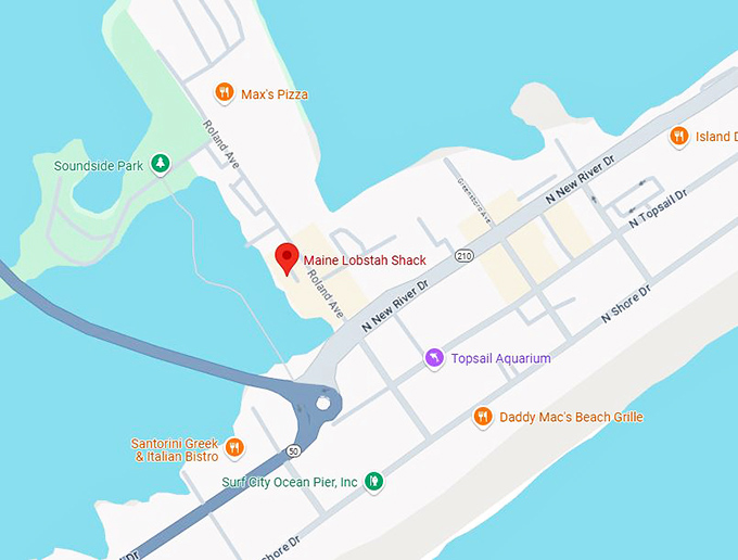 16. maine lobstah shack map