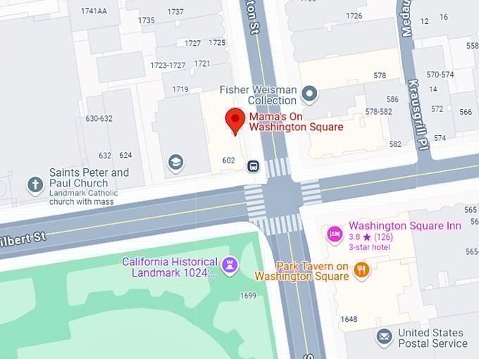 16. mama's on washington square map